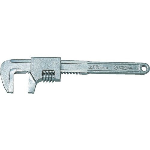 ●装飾衛生配管用なのでくわえ部は熱処理を施さず管を傷つけにくいです。●モンキレンチに比べて、口開きが大きく用途が広範囲です。●メッキされた装飾配管の継手やナット類の締め付け、緩めに。●最大口開き(mm)：75●全長(mm)：285●口深さ(...