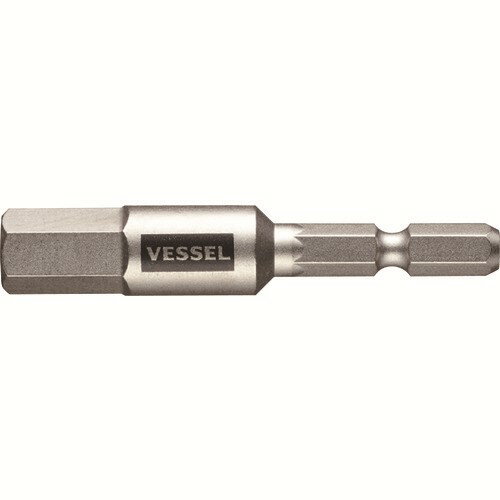 ●ダイハード鋼●先端：マグネットなし●差込軸：6.35mm●18Vインパクト対応●片頭●六角穴付きボルト、六角穴付き止めねじ用のビットです。●10色カラーでサイズを色分けし、ビットが選びやすくなっています。●ビット材はダイハード鋼(最高硬度...