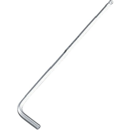 ●高トルク、耐久力、耐摩耗性を高める特殊合金鋼を採用しました。●ボールポイント加工で、斜め作業の早回し、仮締めが可能です。●ロングタイプです。●六角穴付ボルトの締め付け、緩め作業。●全長(mm)：180●対辺寸法(mm)：6.0●首下寸法(...