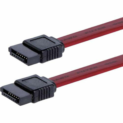 ●コネクタA：SATA(データ)(7ピン)●コネクタB：SATA(データ)(7ピン)●色：レッド●米国ワイヤゲージ規格：26AWG●コネクタスタイル：抜け防止機構なし●ケーブル長さ：304.8mm●インターフェースと転送速度：SATA3.0...