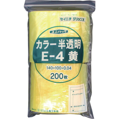 ●食品衛生法適合（ポジティブリスト適合）●スタンダードなフィルム厚0.04mmのチャック付ポリエチレン袋です。●部品等の保管、管理。●商品名と仕様・規格の縦寸法は、チャック下のサイズです。●リニューアルに伴い、パッケージ・内容等予告なく変更...