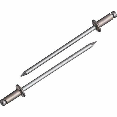 ●エコパック入り●RoHS指令適合品●パック入数(本)：80●ボディ材質：アルミニウム(A5154)●マンドレル材質：スティール(炭素鋼)●必要な仕事に無駄なく使える少量サイズです。●片側から複数の母材をワン・アクションで締結できます。●溶...