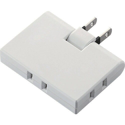 ●本体差込口形状：2ピン●本体差込口個数：3個口●プラグ仕様：2ピン●定格：125V・15A・1500W●絶縁キャップ付きプラグ：○●スイングプラグ：○●外形寸法(mm)：幅68mm*奥行48mm*高さ14●使用可能地域：本製品は日本国内の...
