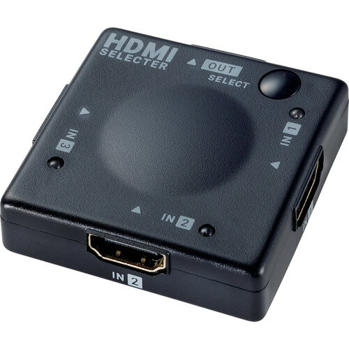●入力(V)：HDMI3端子●出力：HDMI1端子●適合解像度：1080p、1080i、720p、480p、480i●アンプ帯域：2.5Gbps／250MHz●規格：HDMI1.3b準拠●対応ケーブル：IN／OUT合計最大5m以内●外形寸法...