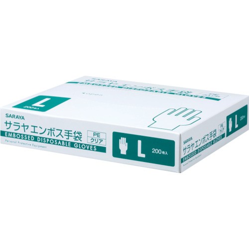 ●粉なし●厚みフィルム部分：20ミクロン、エンボス部分：21ミクロン●厚さ：0.02mm●食品衛生法適合●コストパフォーマンスに優れたポリエチレン製エンボスタイプの手袋です●使い捨て手袋として。リニューアルに伴い、パッケージ・内容等予告なく...
