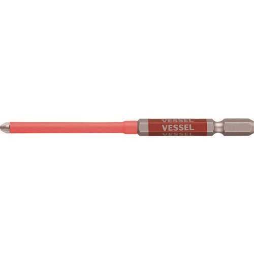 ●チューブ付●40Vインパクト対応(18Vにも対応)●シャンク径：6.35mm●スリム形状・細軸設計で狭い箇所や奥まった所のねじに対応します。●刃先先端ギリギリまでチューブが付いており、万が一のショート事故を防止します。●六角部に、ネジマグ...