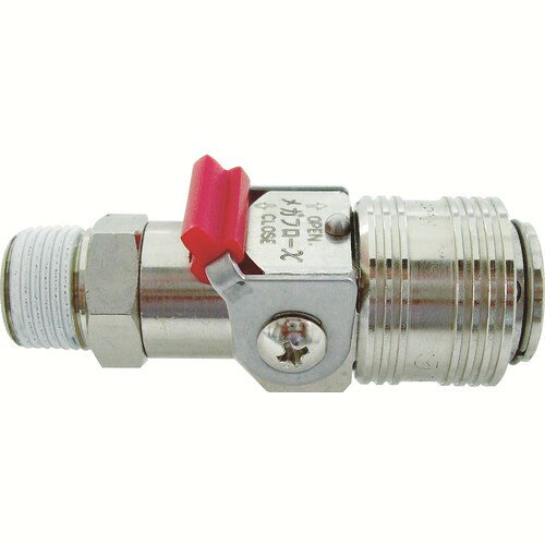 ●使用温度範囲：-5〜60度●流体温度：-5〜60度●バルブ構造：片路開閉型●ワンタッチ接続機能付で、接続時には挿入部は無圧になるように設計されています。●ホース内の残圧によるホースの反動、不快な騒音を解消するパージ機能（残圧抜き機能）付で...
