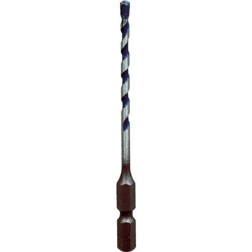 ●先端超硬チップで正確な位置決め、速い穴あけが可能です。●被削材：コンクリート、モルタル、石材(インパクトドライバー使用時は不可)。●刃径(mm)：6●有効長(mm)：60●全長(mm)：100●シャンク形状：六角軸(6.35mm)●シャン...