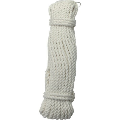 ●手触りが良く扱いやすい、耐候性、耐久性に優れた強度の強いロープです。●トラックの荷締めなど。●色：白●線径(mm)：6●長さ(m)：15●包装形態：袋入●引張強度KN(kgf)：3.23(330)●両端アイ加工●ビニロンリニューアルに伴い...
