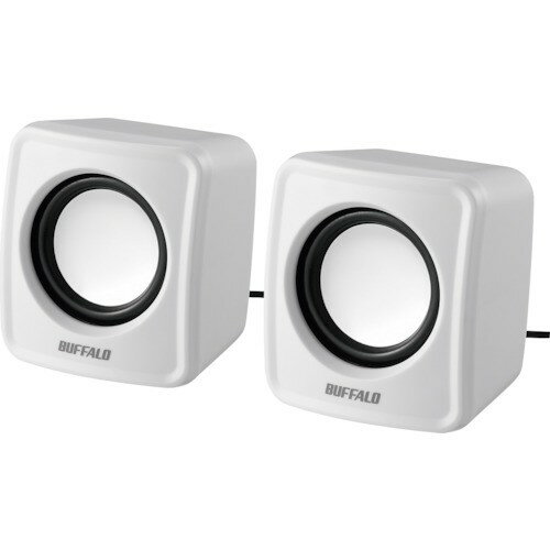 ●PC用スピーカー●USB電源コンパクトサイズ●ホワイト●コンパクトでもしっかりとした音楽再生が可能なハイパワー仕様●手元で簡単に音量調整可能。ボリュームコントローラー付き●USB給電方式採用。コンセント不要で配線がスッキリリニューアルに伴...