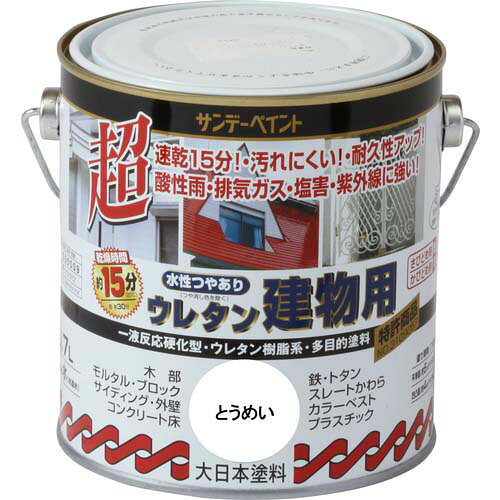 ●水性つや有りウレタン建物用 とうめい 700M●起速乾で、汚れにくく、耐久性があります。リニューアルに伴い、パッケージ・内容等予告なく変更する場合がございます。予めご了承ください。広告文責：楽天グループ株式会社050-5212-8316