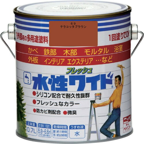 ●塗膜は汚れにくく、付着した汚れも水しぶきで簡単に洗浄できる(ウォッシャビリティに優れる)高性能塗料です。●タレにくい、微臭タイプです。●かび止め材、さび止め材配合しています。●浴室・台所・洗面所・部屋のかべや天井などに。●ドア・木のサン・...