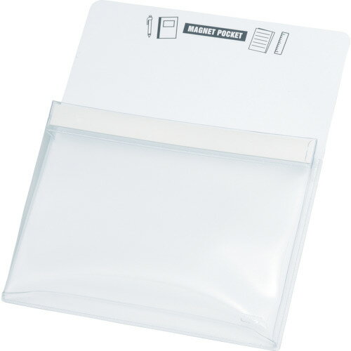 ●マグネット製のポケットのため金属であればどこにでも貼り付け可能です。●ワゴンやキャビネットなど現場内にあるものに貼り付けできるため便利です。●規格：B5●色：白●幅(mm)：210●長さ(mm)：260●厚さ(上部)*厚さ(下部)(mm)...