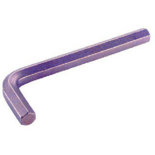 ●六角穴付ボルト、キャップスクリューなどの締め付け、取り外しに使用します。●耐腐食性です。●石油化学工場、精油所、製錬所、船舶・航空整備工場、ガス工場、ペイント工場など火花を嫌う場所で使用します。●二面幅寸法(mm)：4●全長(mm)：70...