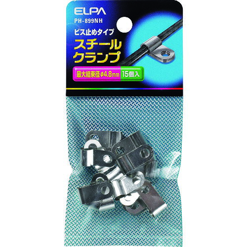 ●ビス止めタイプ●材質：錫メッキ鋼板●最大結束径：4.8mm●入数：15●固定にリニューアルに伴い、パッケージ・内容等予告なく変更する場合がございます。予めご了承ください。広告文責：楽天グループ株式会社050-5212-8316