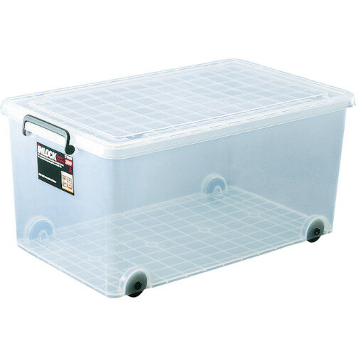 ●移動が楽な、大きめのキャスター付きです。●押入れの奥までたっぷり入る奥行74cmです。●容量(L)：80●色：クリア●外形寸法(mm)間口：440●外形寸法(mm)奥行：740●外形寸法(mm)高さ：350●有効内寸(mm)間口：374●...