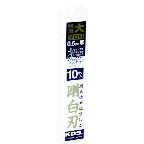 ●耐久性に優れた替刃です。●全長(mm)：128●適合替刃：L-11B・L-18B・L-19B・L-24YE・L-25YE●刃厚(mm)：0.5リニューアルに伴い、パッケージ・内容等予告なく変更する場合がございます。予めご了承ください。広告...