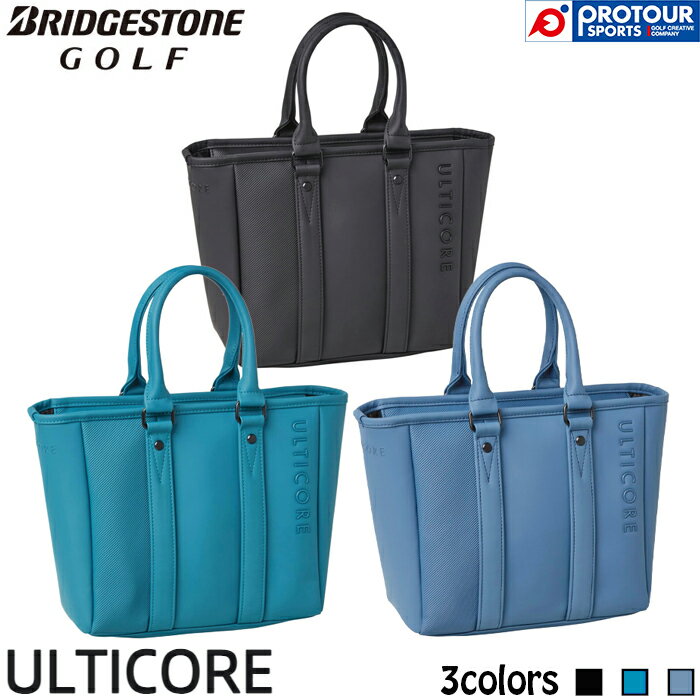 BRIDGESTONE GOLF ULTICORE ブリヂストン アルティコア ラウンドトートバッグ AC2631 ULTICOREラインにバッグシリーズが新登場 マットなカラーリングに高周波ロゴが上質さと高級感を演出。 内部にはボトルポケ...