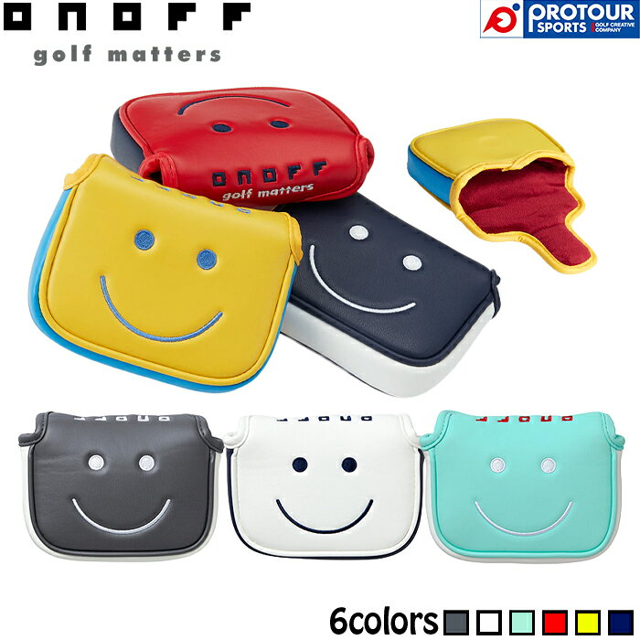 ONOFF PUTTER COVER OP1420 / オノフ パターカバー マレットタイプパター用 2026年モデル 全6色 マーカーでも人気のデザインをヘッドカバーに落とし込んだ、ラウンド中も思わず笑顔になる、明るく爽やかで元気あふれる...