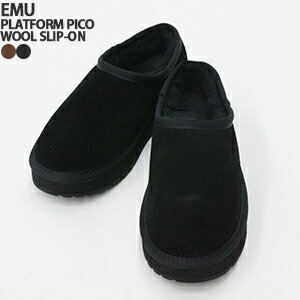 700008250 メーカー希望小売価格はメーカー商品タグに基づいて掲載していますエミュオーストラリア/EMU Australia プラットフォームピコウールムートン厚底ブーツ カウレザー 牛革 撥水 保温 PLATFORM PICO WO...