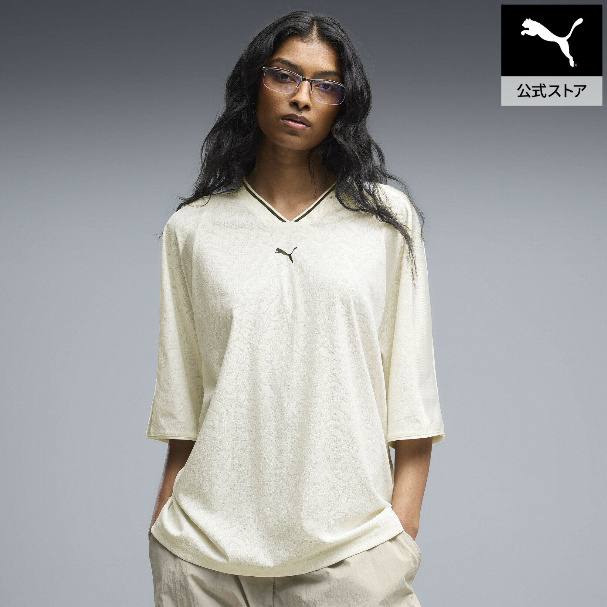 ■商品名ウィメンズ レースパック オーバーサイズ 半袖 シャツ LACE PACK Oversized Jersey■サイズXS:胸囲:114cm ゆき:56cm 後ろ丈:64cm すそ周り:113cmS:胸囲:120cm ゆき:57cm ...
