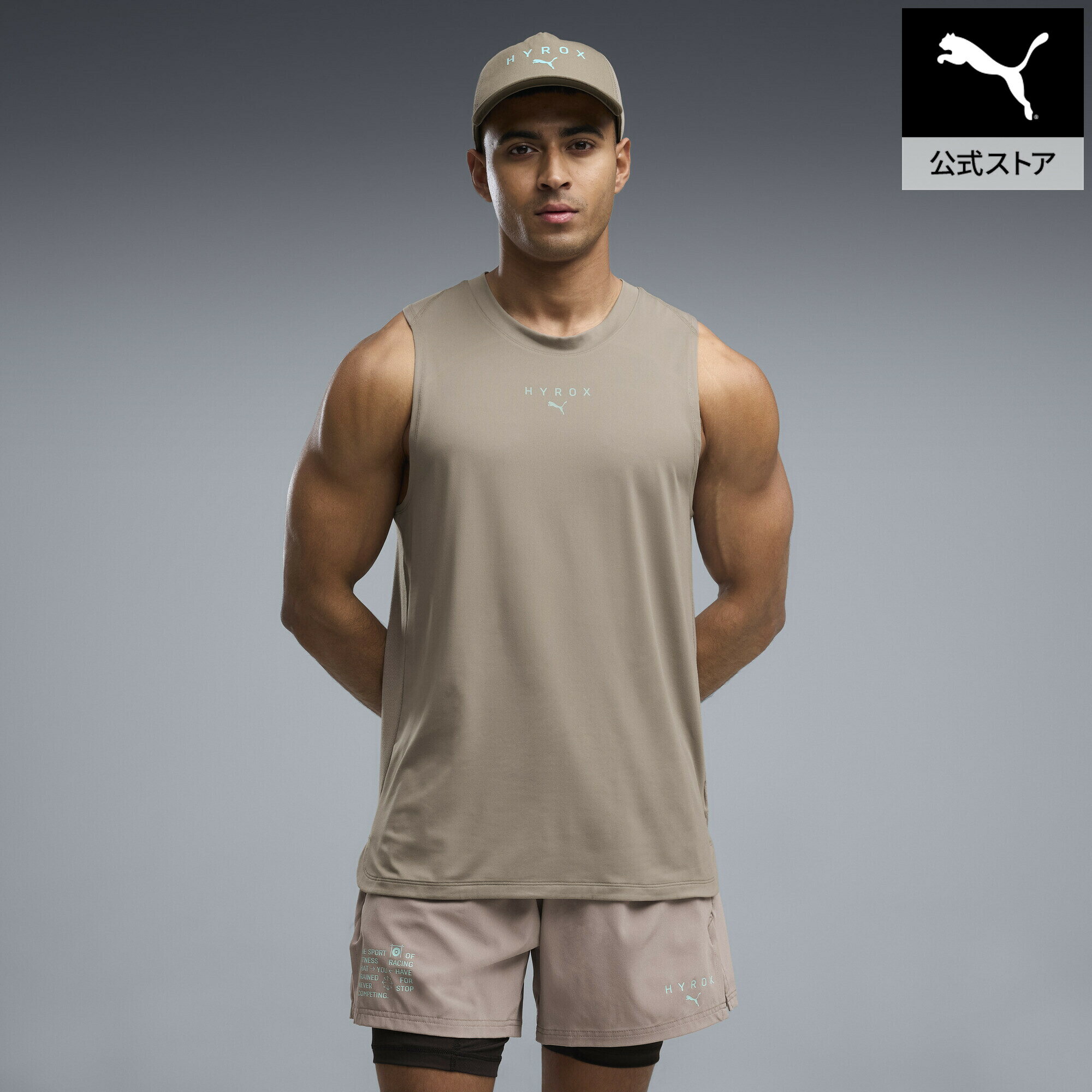 ■商品名メンズ トレーニング PUMA x HYROX クラウドスパン タンク M PUMAXHYROX CLOUDSPUN TANK■サイズS:胸囲:93cm 肩幅:32cm 衿周り:61cm 後ろ丈:67cm すそ周り:90cmM:胸囲...