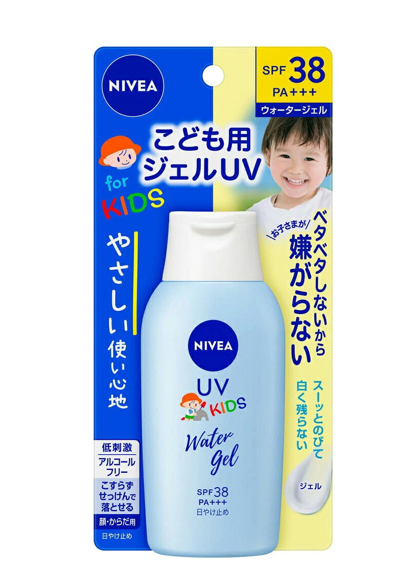 【商品説明】こども用ジェルUV。小さいお子さまにも塗りやすいみずみずしいジェル。SPF38／PA＋＋＋　◆小さいお子さまのデリケートな肌を紫外線からやさしくまもる　◆紫外線などによる乾燥を防いで、うるおいを保ちます。うるおい成分：ユーカリ葉...