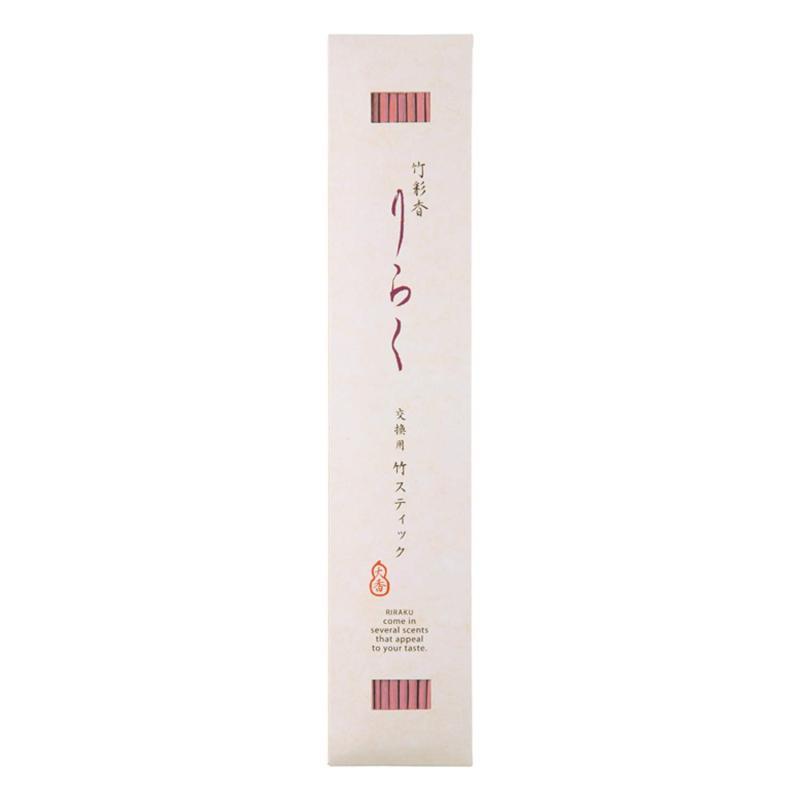 竹彩香りらく 交換用竹スティックさくらの色 10本<b>原産国 :</b> 日本<b>商品サイズ (幅X奥行X高さ) :</b> φ3×230mm