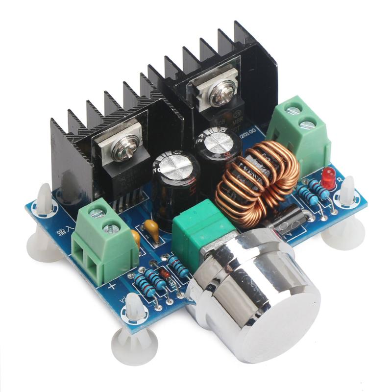 dcdc コンバーター DROK DC バック コンバータ 電圧レギュレータ、DC 4-40V〜1.25-36V 8A 降圧コンバータ、200W高電源 電圧レギュレーション・ボード、ボルト降圧モジュールレギュレータは、XL4016スイッチン...