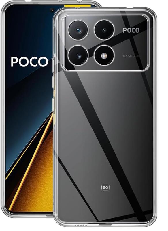 For Xiaomi POCO F6 Pro ケース カバー【BAOLINTX】耐衝撃 TPU素材 薄型軽量 柔軟 指紋防止 黄変防止 擦り傷防止 レンズ保護 着脱簡単 Xiaomi POCO F6 Pro 用 ケース