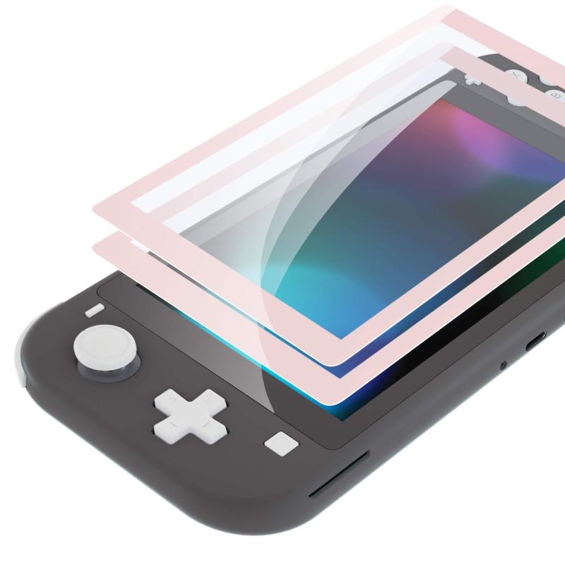 eXtremeRate switch liteに対応用透明なHDクリアセーバー保護フィルム、スイッチライトに対応用強化ガラススクリーン保護フィルム［傷防止、指紋防止、飛散防止、バブルフリー］
