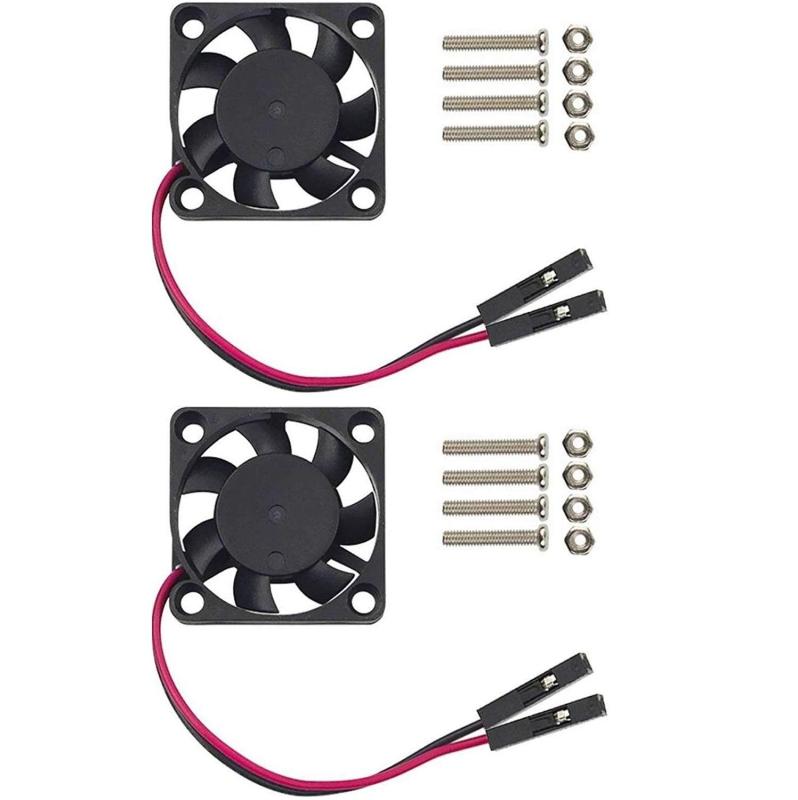 Raspberry Piファン 30x30x7mm Raspberry Pi冷却ファン 静音ブラシレス 3.3V 5V DC 3007ファン Raspberry Pi 3 B+、Pi 3、Pi 2、Pi B+、RetroFlag NESPI...