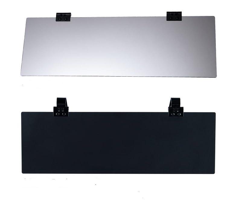 ジェット イノウエ(JET INOUE)UVカットサンバイザー4t~大型車 ハーフミラー 503810材質:アクリルカラー:ハーフミラー寸法(D×W×H)(mm):3×590×190紫外線透過率:UV400可視光線透過率(VLT)(%):2.8