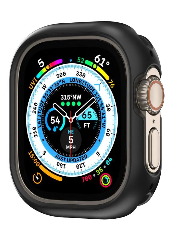 【MagEasy】 Apple Watch Ultra 2 対応 カバー 耐衝撃 米軍 MIL規格 準拠 ソフト TPU 保護 ケース ボタン 着せ替え 保護ケース [ AppleWatch Ultra2 Ultra 49mm アップルウォ...