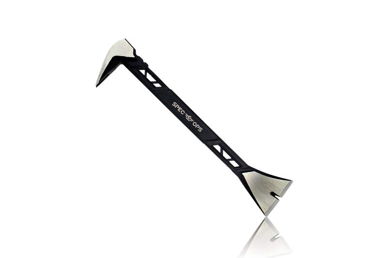 Spec Ops SPEC-D11MOLD Tools 11" Molding Pry Bar Nail Puller Cats Paw, High-Carbon Steel, Black