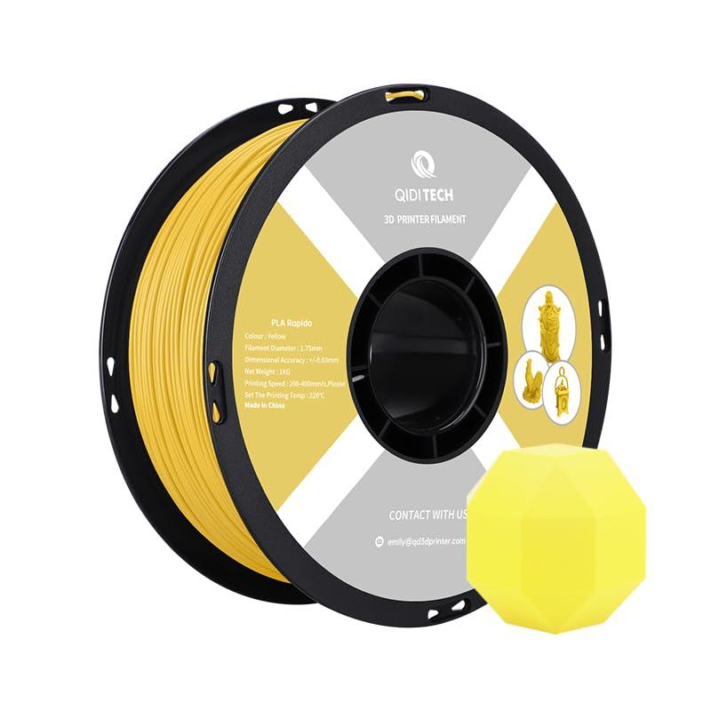 QIDI TECH PLA 3D Printer Filament【Tangle Free &amp; Moisture Free】QIDI TECH PLA Rapido filament 1.75mm is fully mechanic...