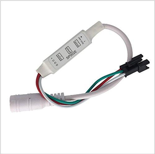 waves WS2812B WS2811用 LED 簡易 コントローラー USB 給電 NeoPixel 3keyWS2812B・WS2811用 LED最大数：2048個 電源電圧5V~24V（LEDの供給電圧に合わせてください）ボタンはシ...