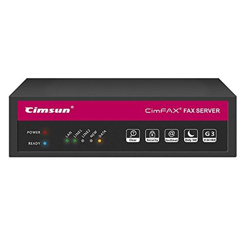 CimFAX H5S 1回線高速版 FAXサーバ 8GB容量 スピード33.6kbps 受信したFAXをPDFとして自動保存 受信したFAXをメールに転送 電話機／複合機との併用が可能 高速受送信 PC/スマホでFAX受送信 電話線経由パソ...