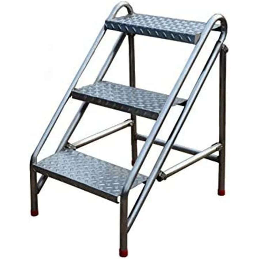 1.【商品仕様】 素材:ステンレス鋼。重量:2段階約5.3kg、3段階約8.2kg、4段階約10kg。 耐荷重:150kg2.【サイズ】:2段階45x38x50cm、3段階45x58x70cm、4段階45x75x95cm(長さx幅x高さ)。...