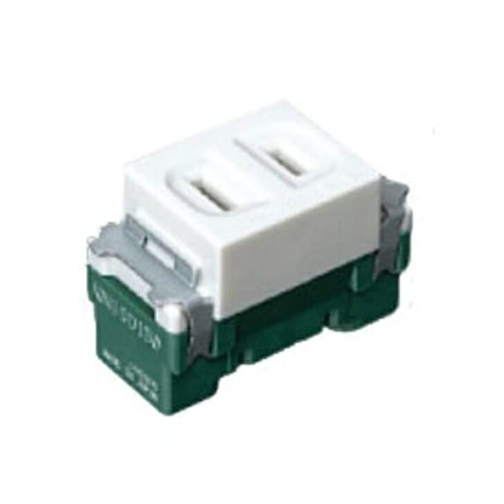 【商品説明】 ●埋込コンセント ●定格:15A/125V ●適用電線:600Vビニル絶縁電線(IV)、600Vビニル絶縁ビニルシースケーブル(VVF)、600V耐燃性ポリエチレン絶縁電線、600Vポリエチレンケーブル ・単線専用 φ1.6、...