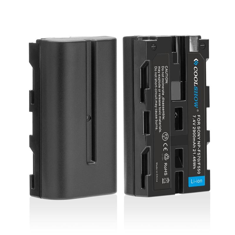 COOLSHOW NP-F550バッテリー F570バッテリー2個対応機種 NP-F530/F750/F330/F970/FM50/FM70/FM90バッテリー/TR516,TR716,TR818,TR910,TR917,CCD-SC5,C...