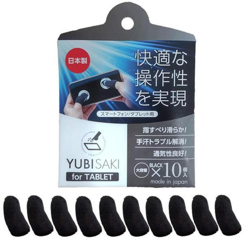 亀島商店(Kameshima) YUBISAKI FOR TABLET BLACK 10コ入り ホビー用ツール 202050ホビー用ツール10個入色：BLACKこちらの商品は手袋のうえからではご使用いただけません。