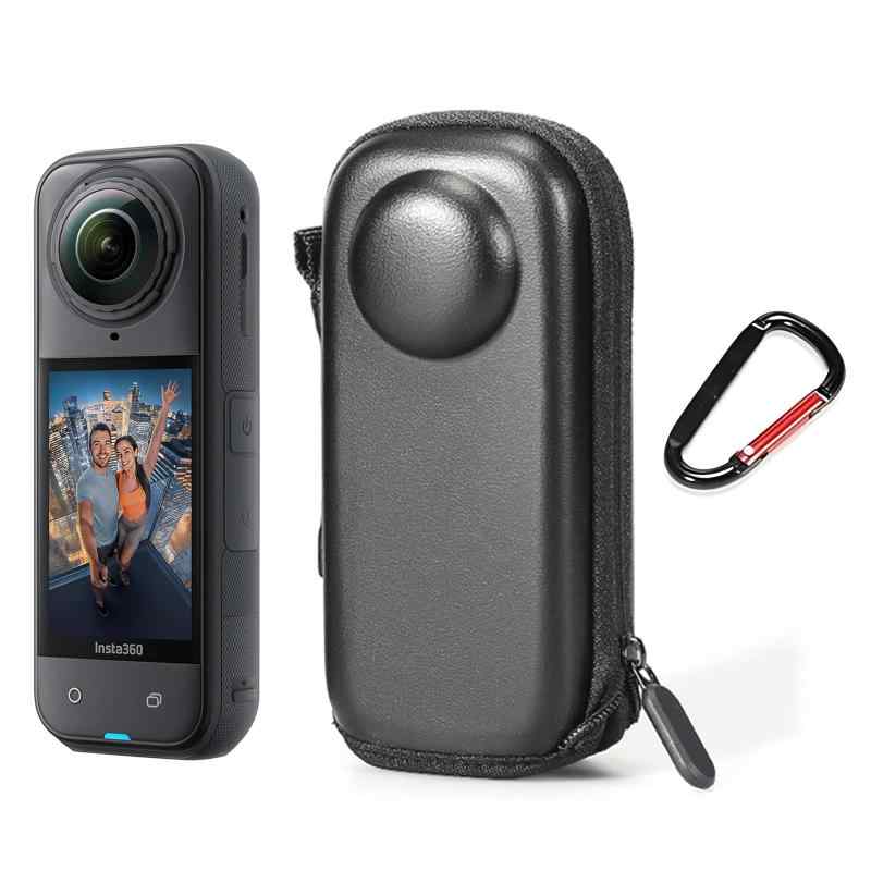 DEVEPLUS Insta360 X5 用 ケース Insta 360 X4 ケース PU素材 耐衝撃 防油 防水 摩耗を防止 Insta360 X5 用 カバー 傷防止 防塵 防塵性 耐傷性 防水性 携帯に便利【対応機種】Insta36...