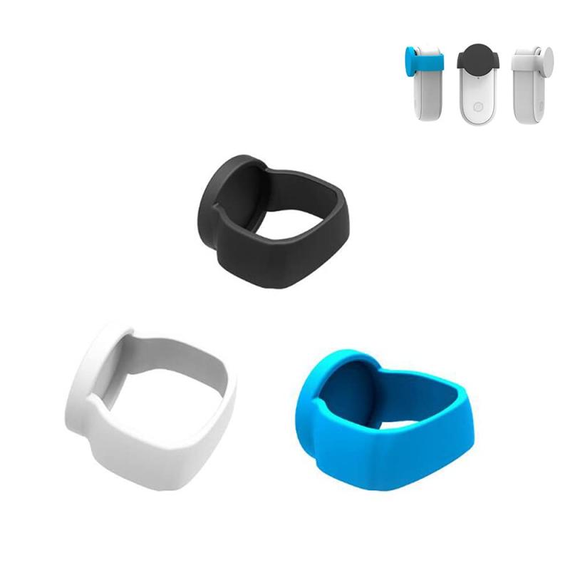 Alever In sta360 GO2（3PC）用シリコン保護レンズカバーカメラのレンズを効果的に保護します。パッケージに含まれるもの：黒+白+青のレンズカバー。In sta360 GO2に適しています。