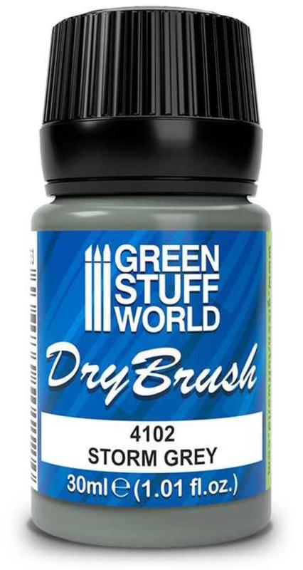 グリーンスタッフワールド(Green staff world) ドライブラシペイント ストームグレー 30ml 模型用塗料 GSWD-4102容量：30mlドライブラシに最適化した水性アクリル塗料です。顔料分が多くテクスチャーの凸部に塗料が...
