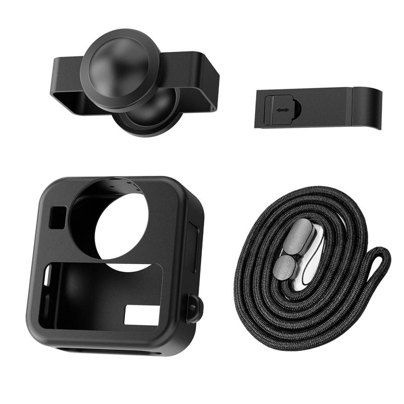 EsiFare For GoPro Max 2 ケース カバー GoPro Max2 対応 保護カバー レンズキャップ サイドカバー バッテリーカバー 軽量 薄型 For GoPro Max 2 シリコンケース 良い手触 キズ防止 落下防止...