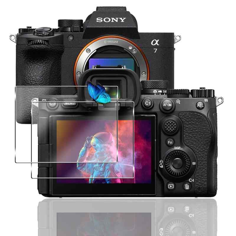 【2枚セット】 対応 SONY α7V ガラスフィルム 【日本旭硝子 硬度9H】 対応 ソニー α7V フィルム アクセサリー 強化ガラス 液晶 保護フィルム 3D Touch対応 、高透過率 、気泡ゼロ 、超薄型 、飛散✔【対応機種 】 ...