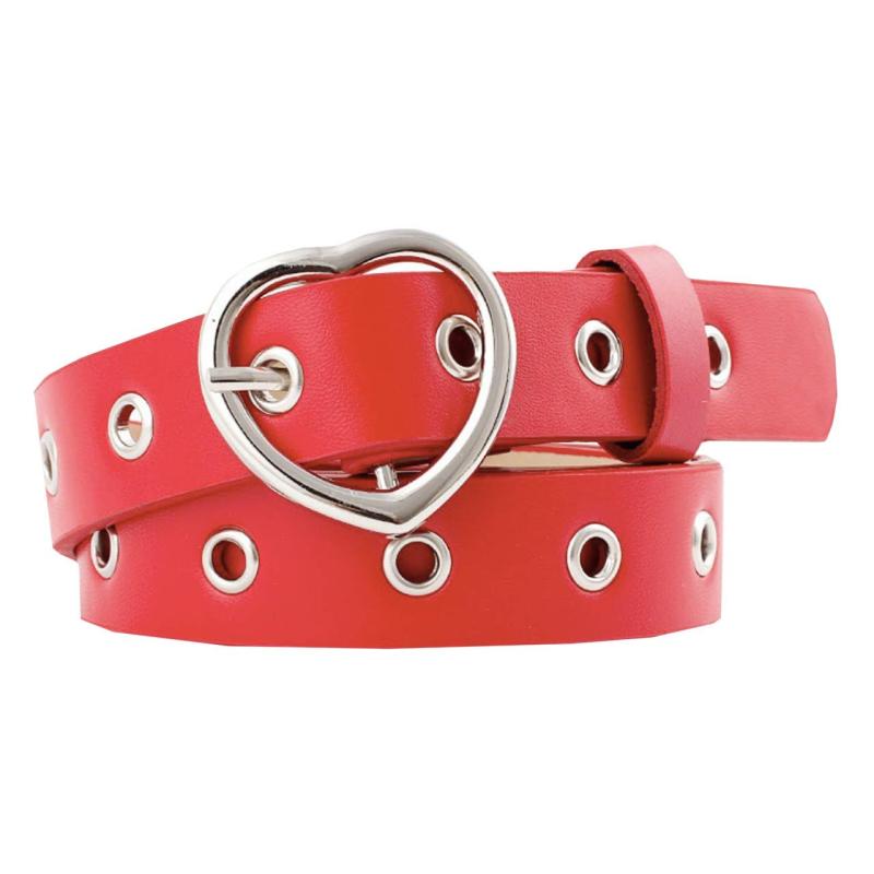 WHITE FANG(ホワイトファング) レザー ベルト おしゃれ 細い カジュアル ハート バックル 穴あき 皮 革 レディース BT070ハート型バックルデザインの かわいい カジュアル レザーベルト。 ほかにはないデザイン性の高い お...