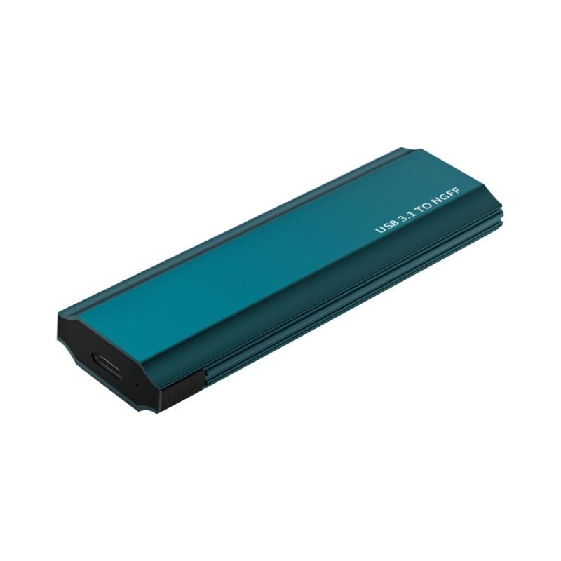 Xsdjasd M.2 SSD HDDエンクロージャー 10Gbps USB3.1からType C 外付けハードドライブケース 対応2230 2242 2260 2280 NGFF内部インターフェース:外部インターフェース:USBハードドラ...