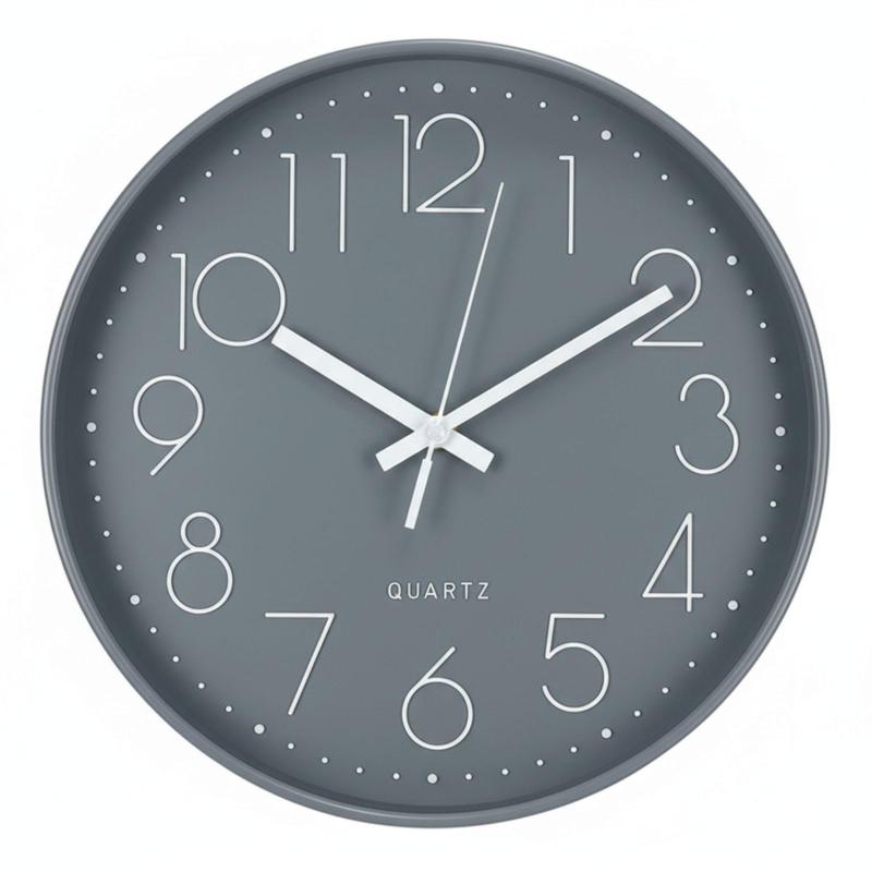 Minorel 掛け時計 壁掛け時計 ウォールクロック 直径30cm アナログ 連続秒針 静音 くすみカラー 北欧風 シンプル リビング 寝室 おしゃれ 見やすい✅【おしゃれなデザイン】北欧テイストのシンプルな丸型デザインで、どんなインテリ...